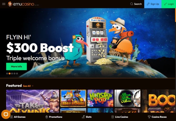 Emu Сasino Online 【FULL Review & Bonus 2024】