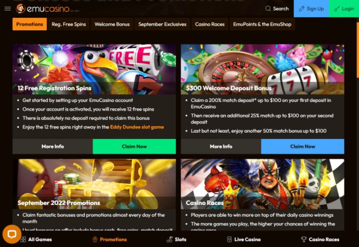 Emu Сasino Online 【FULL Review & Bonus 2024】