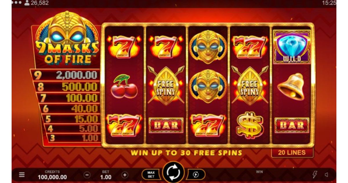 9 Masks of Fire Slot Review 2026 - Free Demo Play