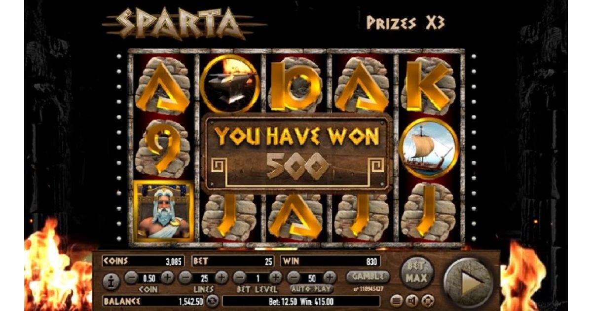 Sparta Slot Machine: Review & Free Play in Demo